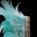 Mint Green Feather Armband Burlesque Dance Show Armlet Upper - Etsy