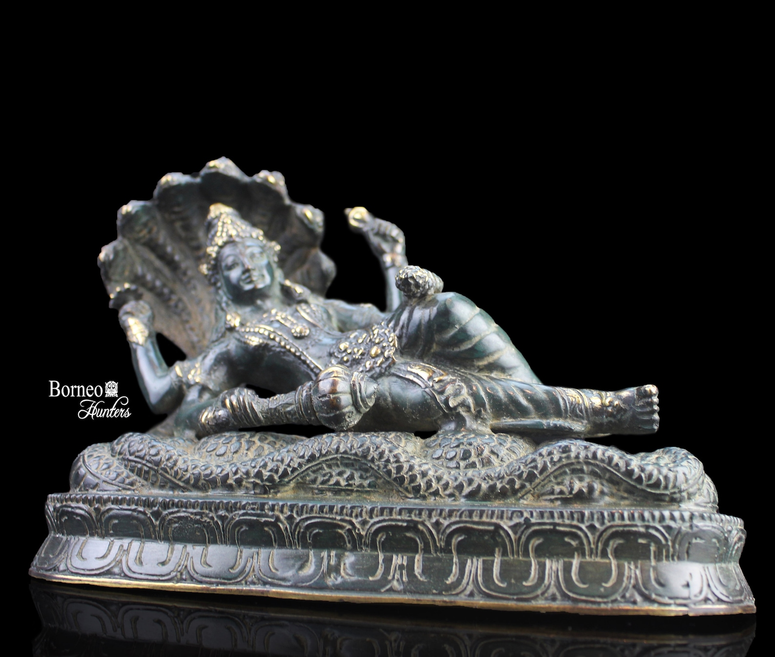 17CM Vishnu Laying on Ananta Shesha Hindu God the - Etsy