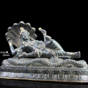 17CM Vishnu Laying on Ananta Shesha Hindu God the Preserve&restorer of ...