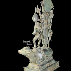 Durga With Eight Arms 15.5" Bronze Durga Statue, Hindu Goddess Durga ...
