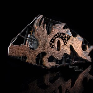 Vintage Batik Stamp Tjap Indonesian Batik Chop 9.1x4.1" Javanese Sarong ...