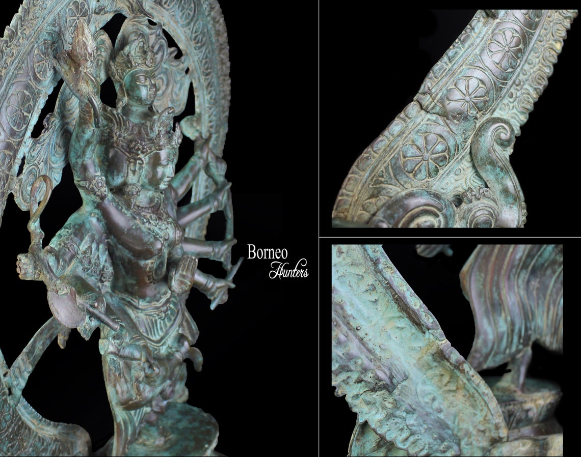 Bronze Hevajra Statue: Dancing Buddhist Tantra Sculpture, 25" - Etsy