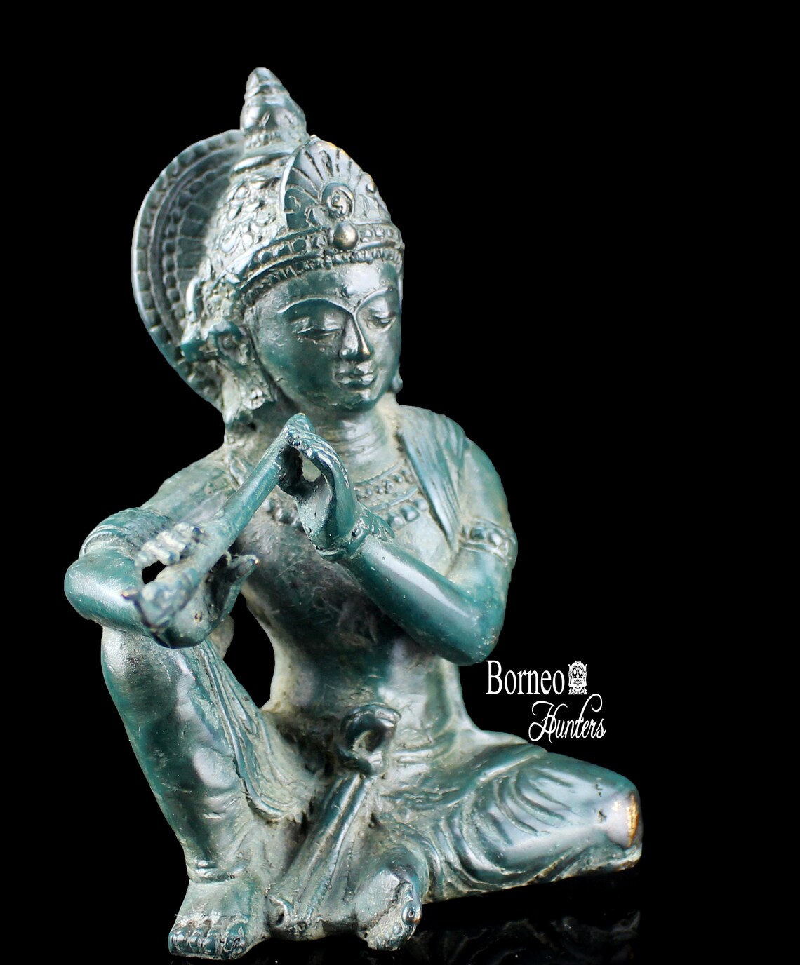 Small Krishna Playing Flute 15CM Bronze Sculpture of Krishna | Etsy