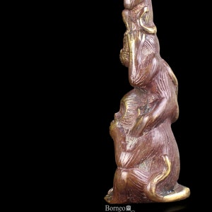 Monkey Maxim Sculpture 4/10cm Brass Monkey, 'monkeys of Wisdom' , Three ...