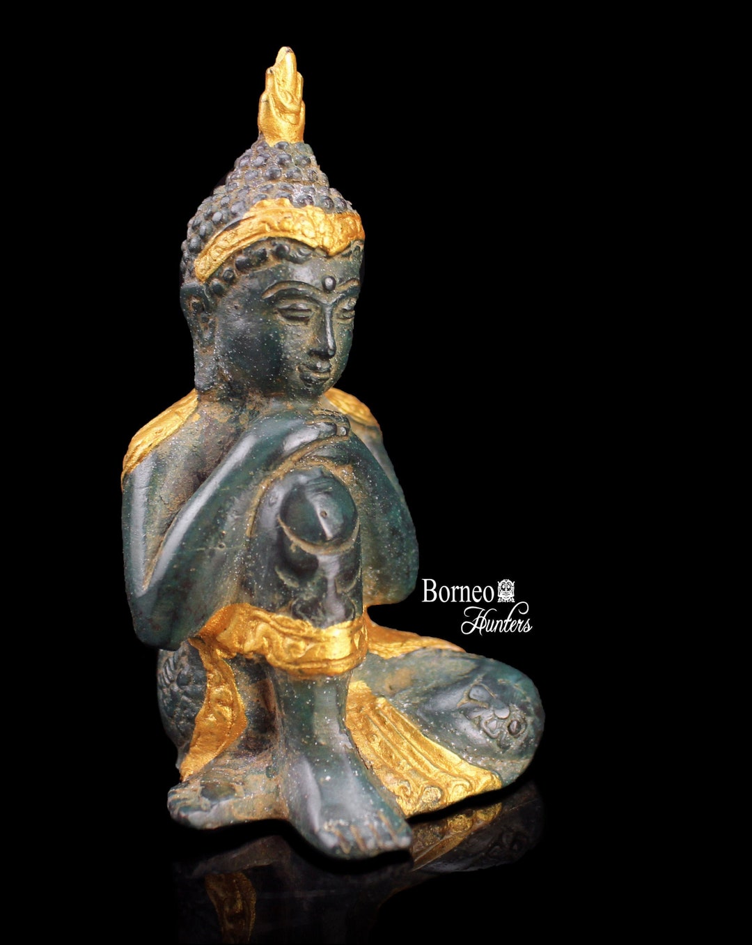 Resting Buddha 9.5CM Small Sitting Buddha, Bronze Buddha, Sleeping ...