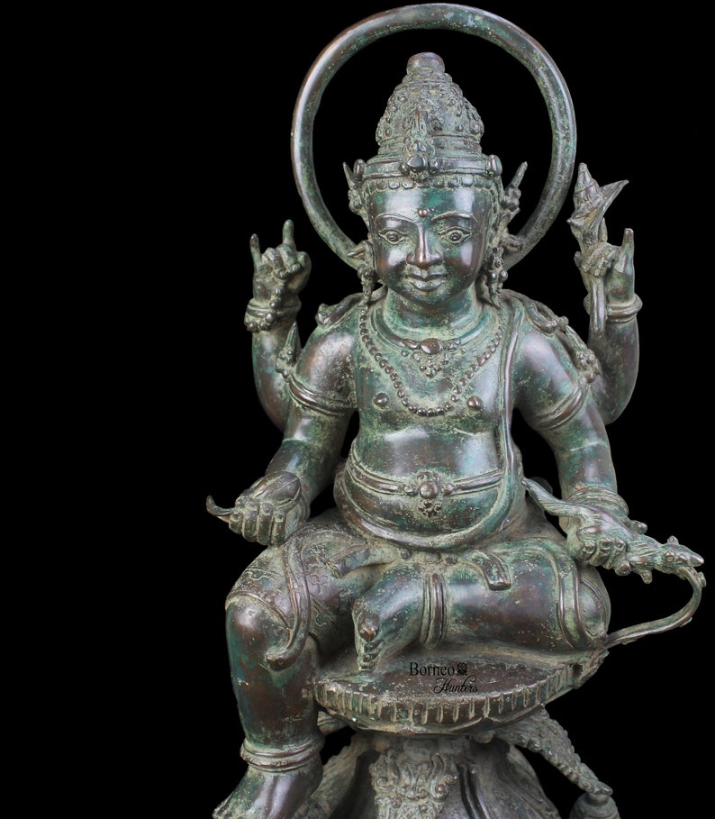 Kubera Statue 25 Bronze Masterpiece God of Wealth - Etsy