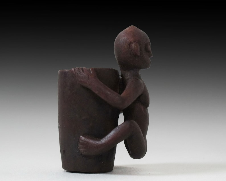 Vintage Dayak Ink Pot. Borneo Tribal Kayan Longhouse Tattoo | Etsy