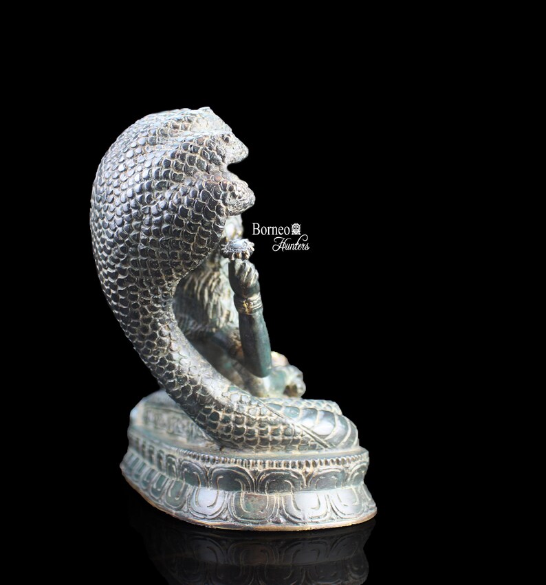 17CM Vishnu Laying on Ananta Shesha Hindu God the - Etsy