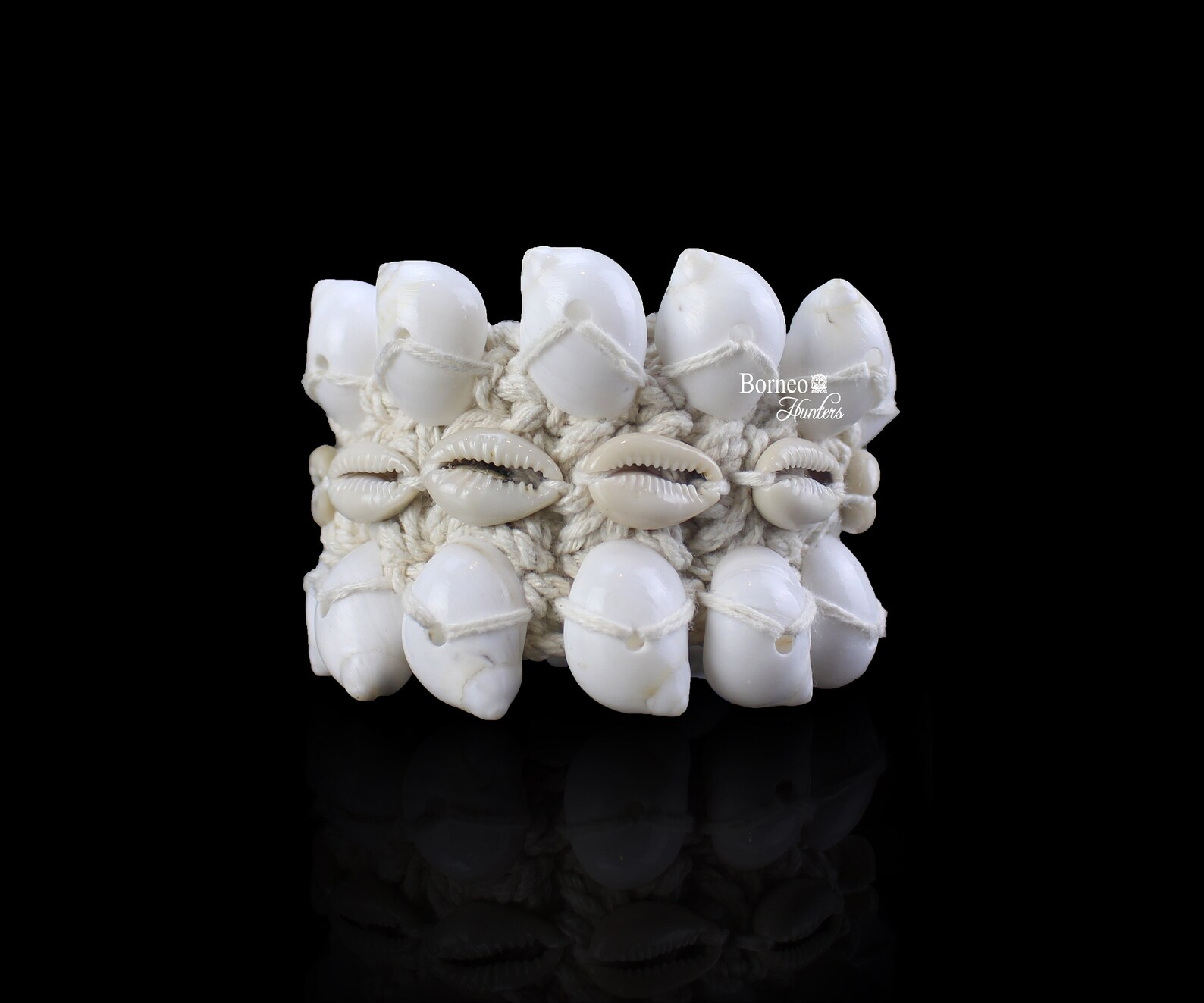 Seashell Bracelet White Woven Armband Boho Nautical Natural - Etsy