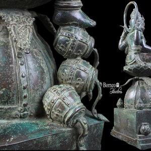 Kubera Statue 25 Bronze Masterpiece God of Wealth - Etsy