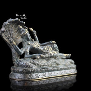 17CM Vishnu Laying on Ananta Shesha Hindu God the Preserve&restorer of ...