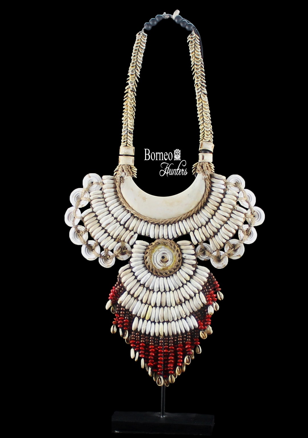 Papua Ceremonial Necklace, New Guinea Shell, Oceanic Tribal Necklace ...