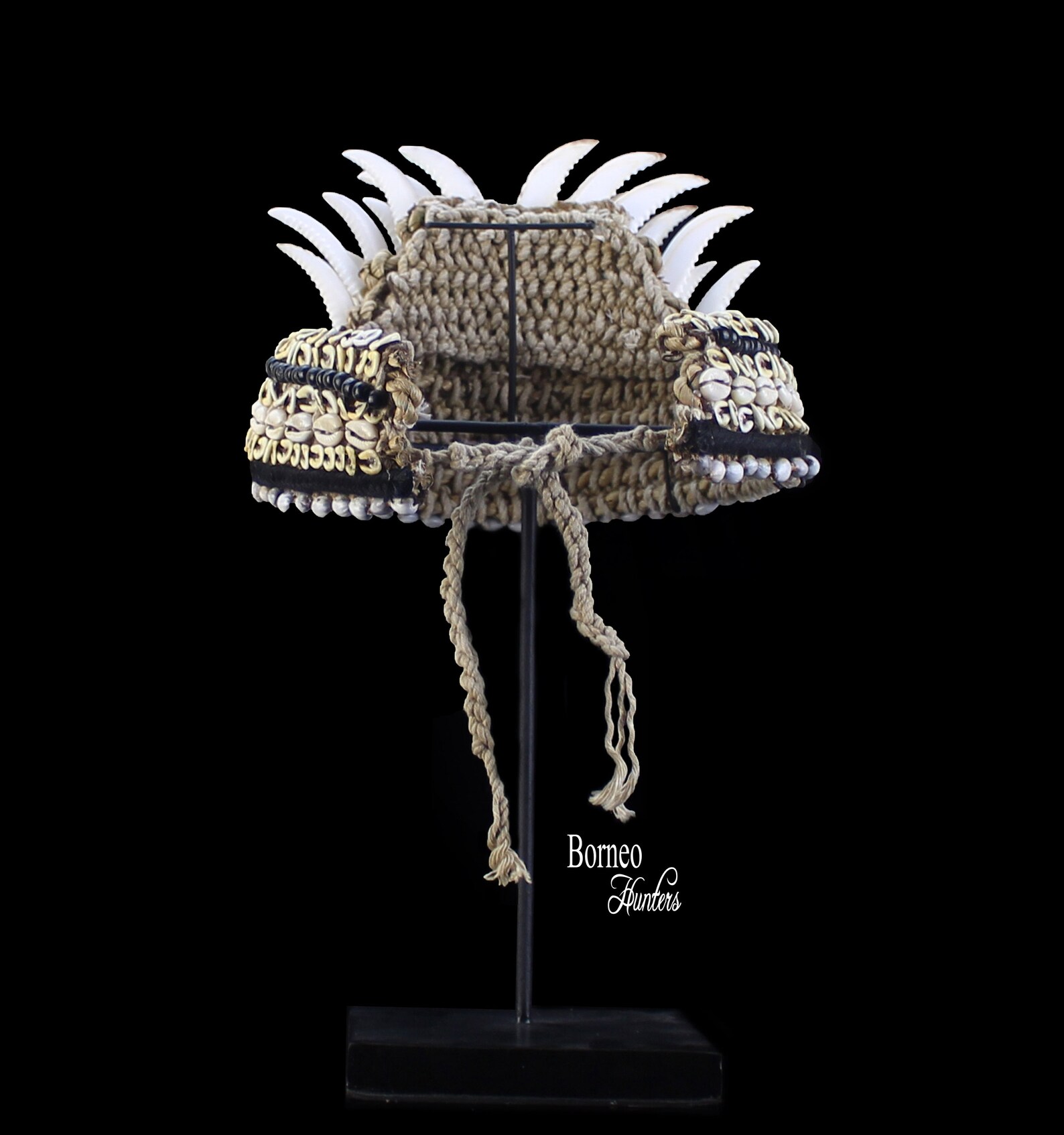 Seashell Crown/headdress Tribal Papua Latmul Headgear/tiara/bonnet ...