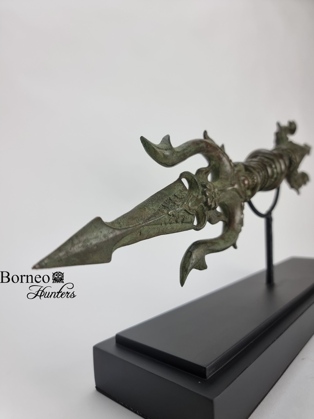 Bronze Lord Shiva Trident: Verde Gris Antique Trishul (50cm) - Etsy