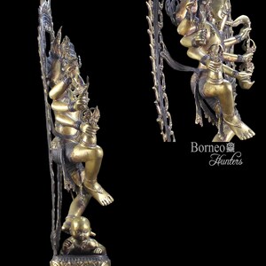 27" Brass Dancing SHIVA Urthava Tandavahiva Statue Destroyer of ...