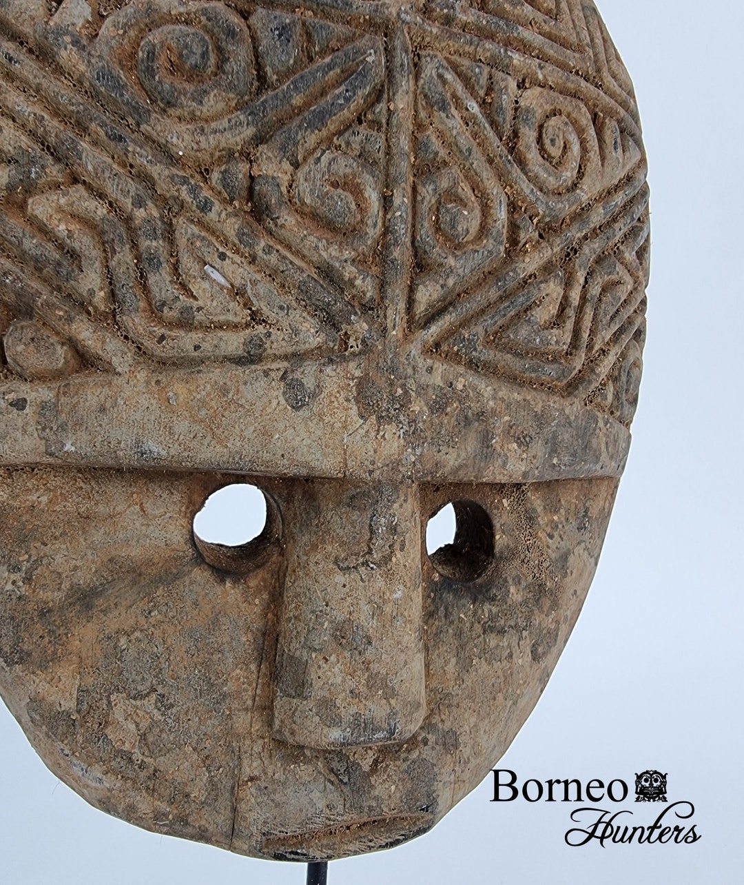 Mask From Timor 12" Ethnographic Artwork Wood Mask Timorese Indonesia ...
