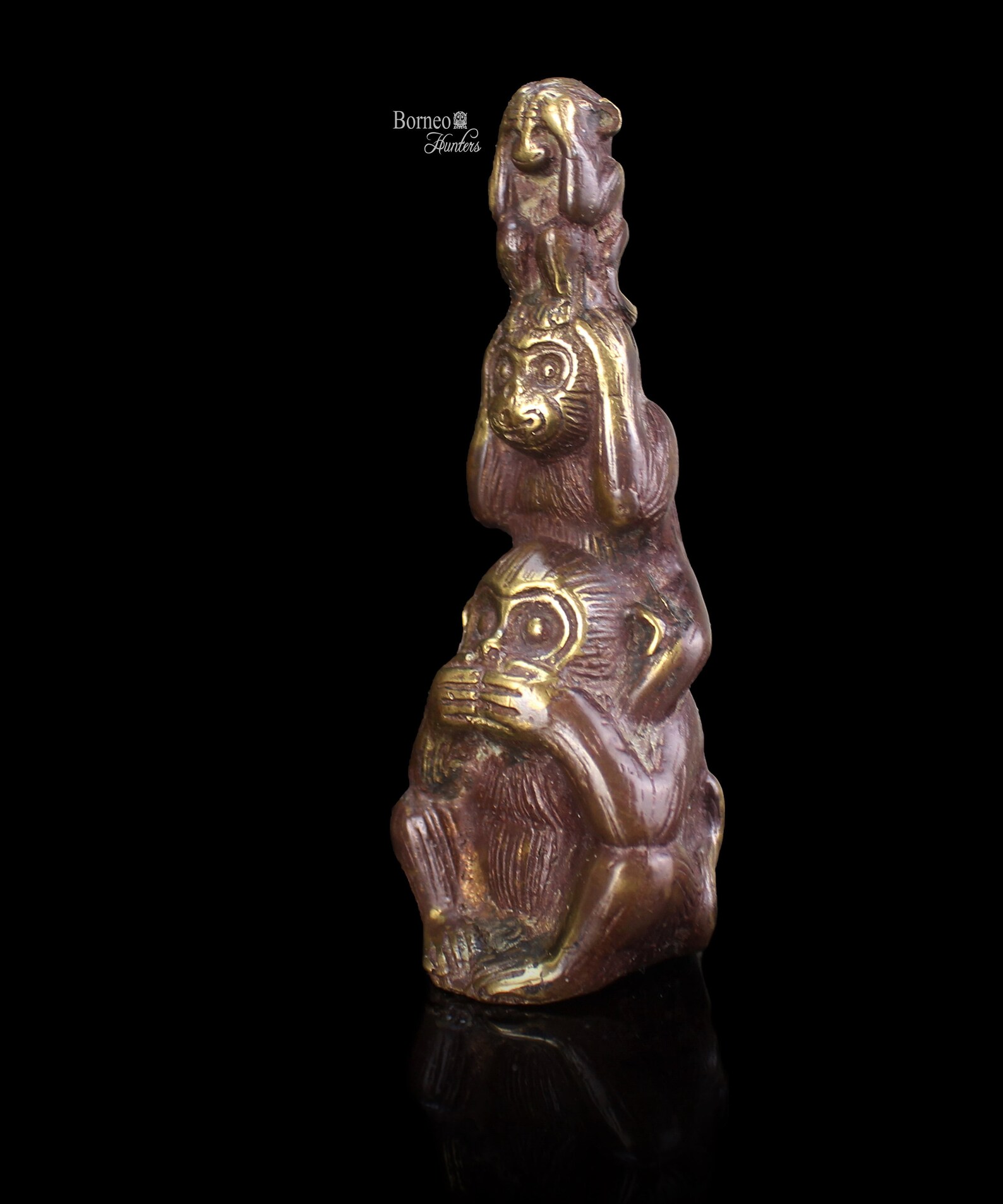 Monkey Maxim Sculpture 4/10cm Brass Monkey 'monkeys | Etsy