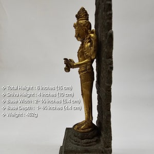 6" Standing Shiva With Four Arms the Destroyer and the Restorer, the ...