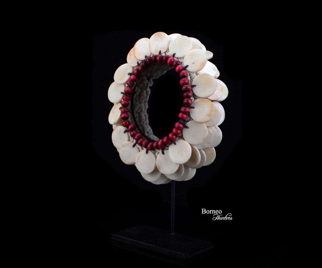 Tribal Arm Piece Shell Kula Wealth/trade Object From Papua 2.6" New ...