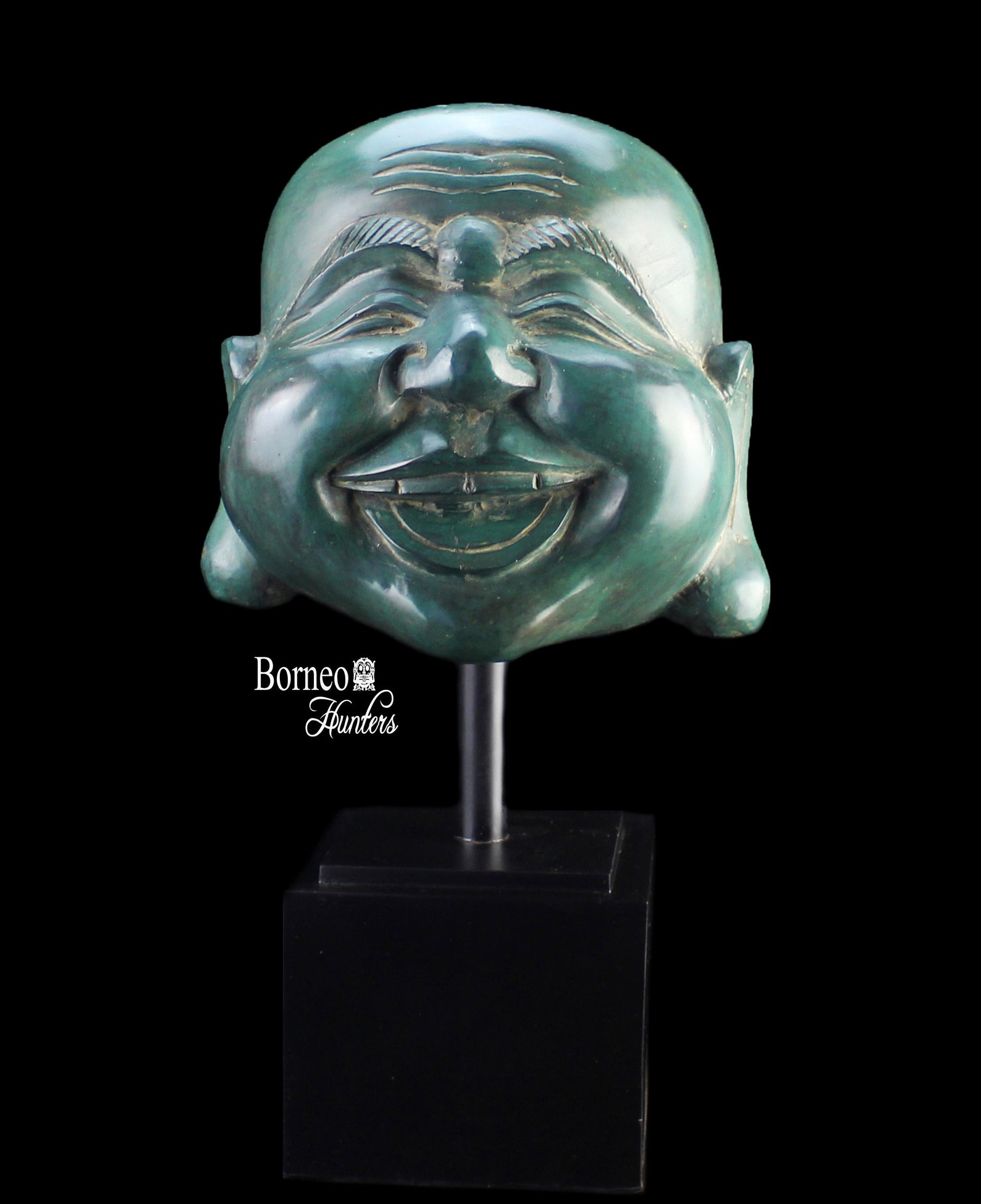 Jolly Fat Happy Buddha On Base 19.25/49CM Laughing | Etsy