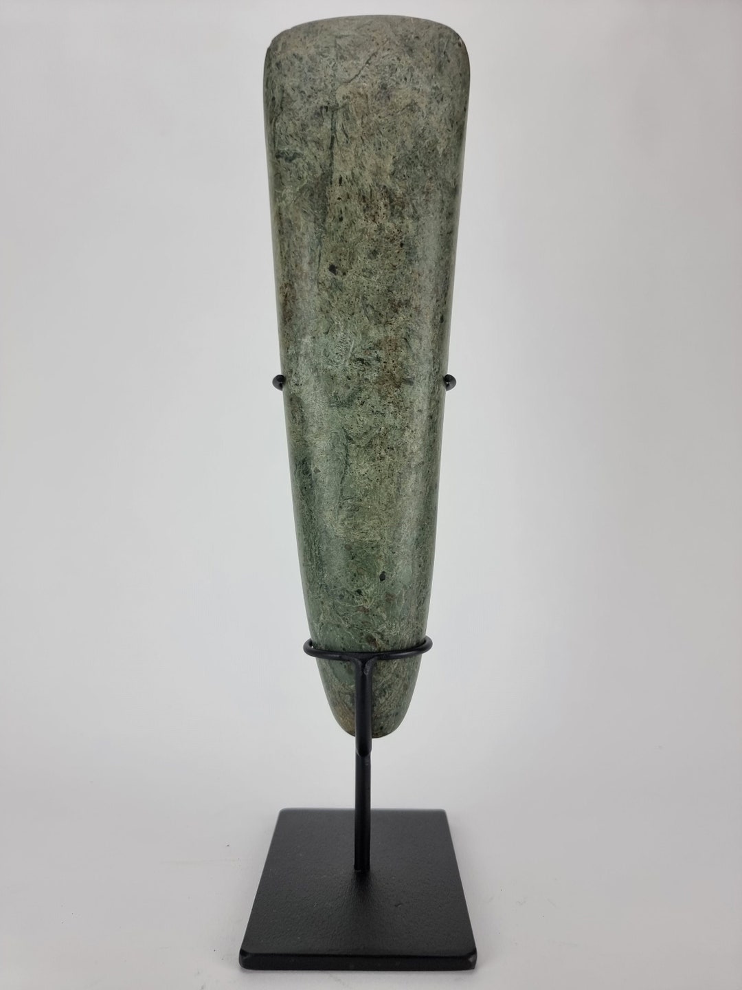 Axe Blade Stone From Papua New Guinea 11x3.2" Currency Celt Massim ...