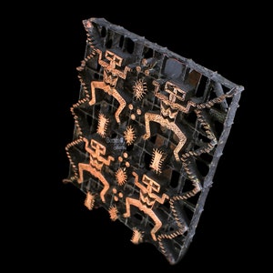 Vintage Antique Batik Stamp,indonesian Copper Tjap, Textile Chop ...