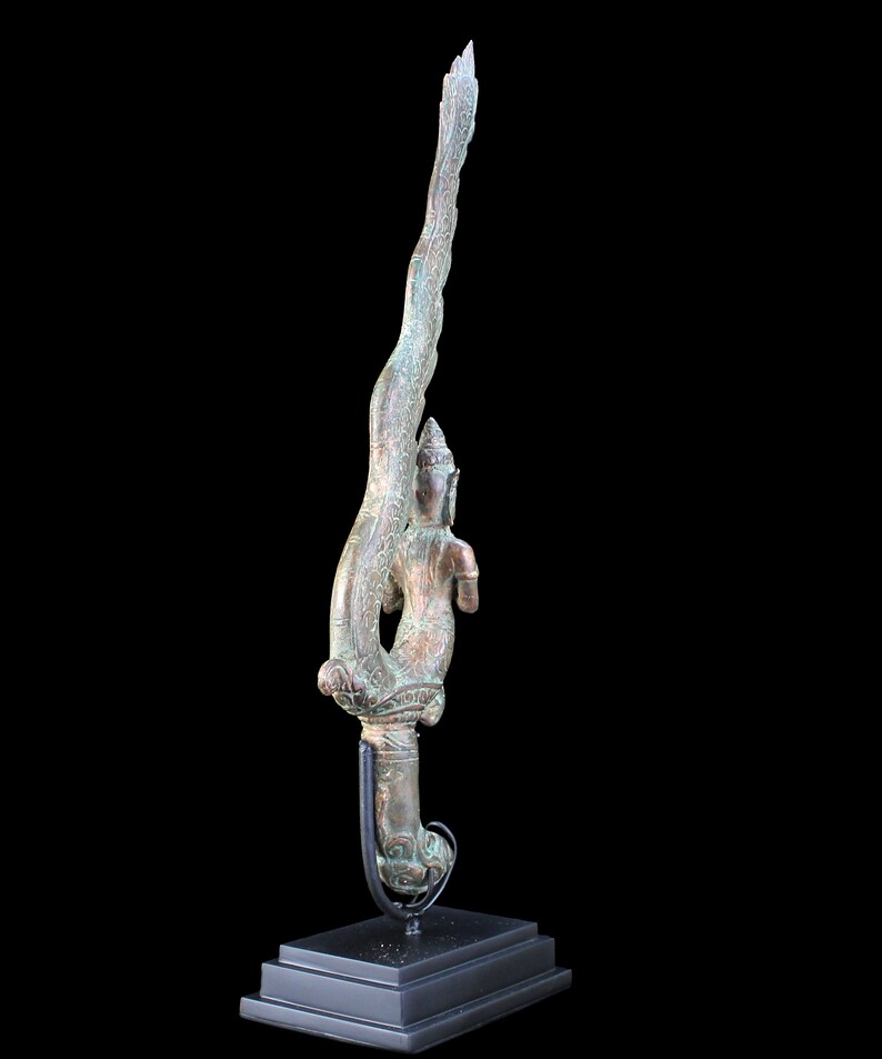 Indonesian Bronze Male Deity With Naga Tail 49 CM Hindu | Etsy