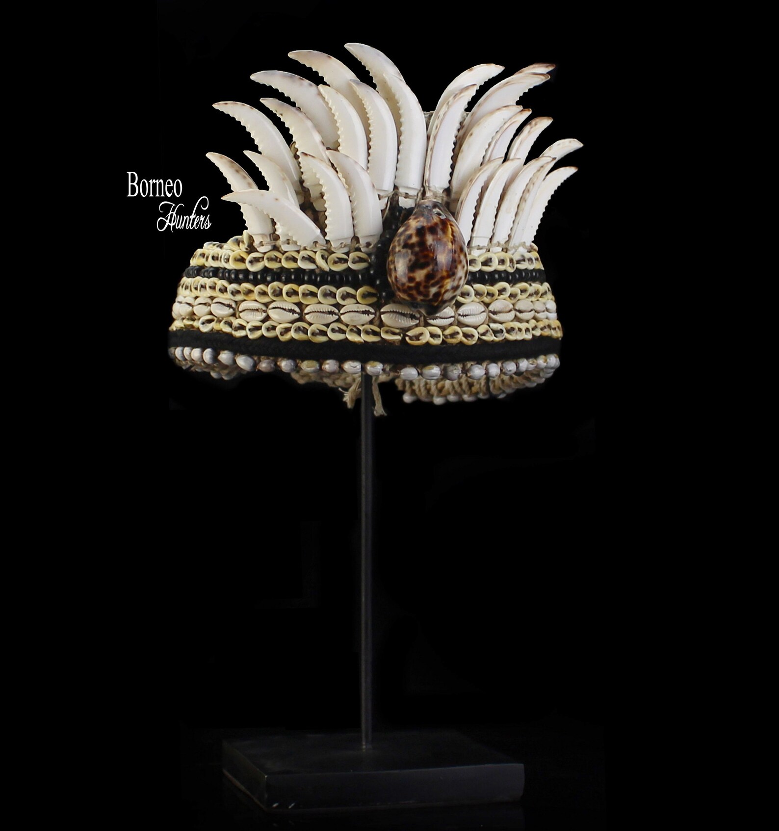 Seashell Crown/headdress Tribal Papua Latmul Headgear/tiara/bonnet ...