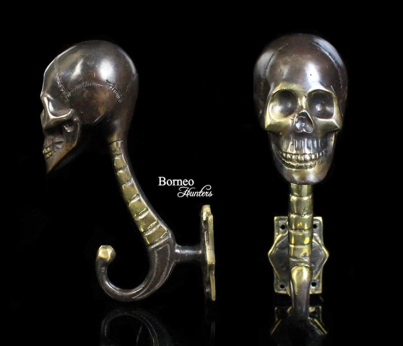 Coat Hookkey Holderrealistic Skull Sculpture - Etsy