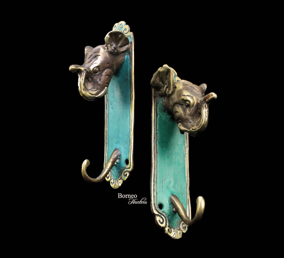 Coat Hook,key Holder-decorative Elephant Theme Coat Hanger-handcast ...