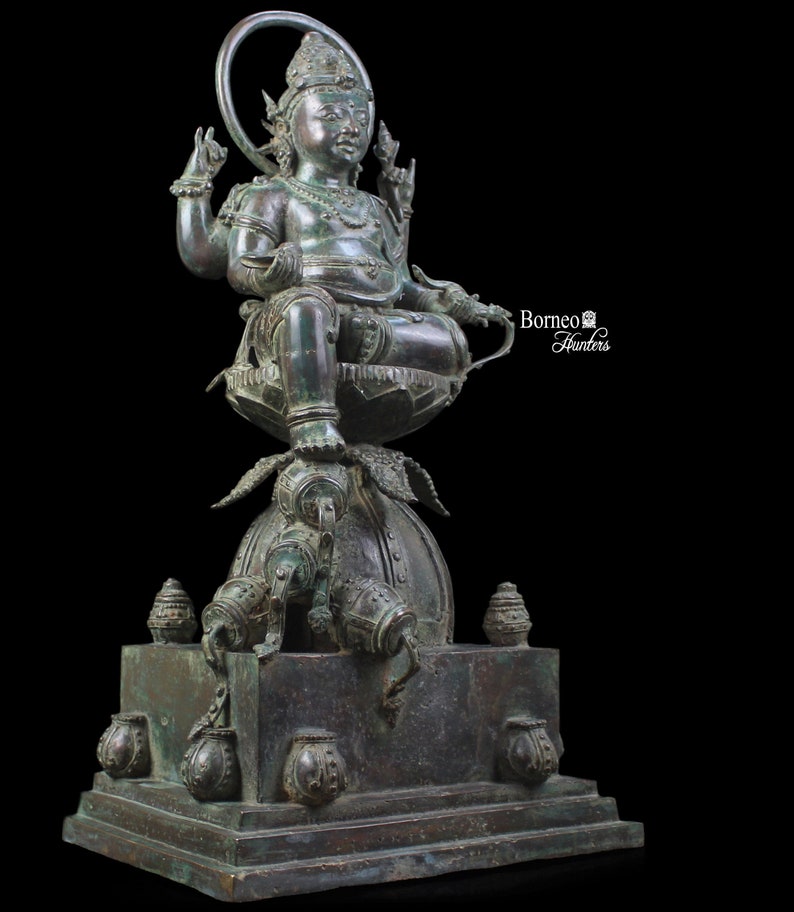 Kubera Statue 25 Bronze Masterpiece God of Wealth - Etsy