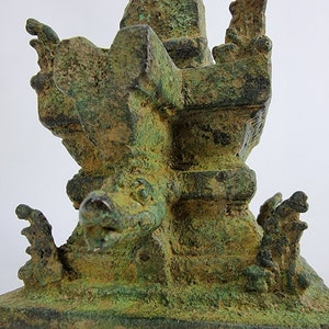 Linga Yoni 7" Shiva Lingam Antique Indonesian Bronze Shiva Lingam With ...