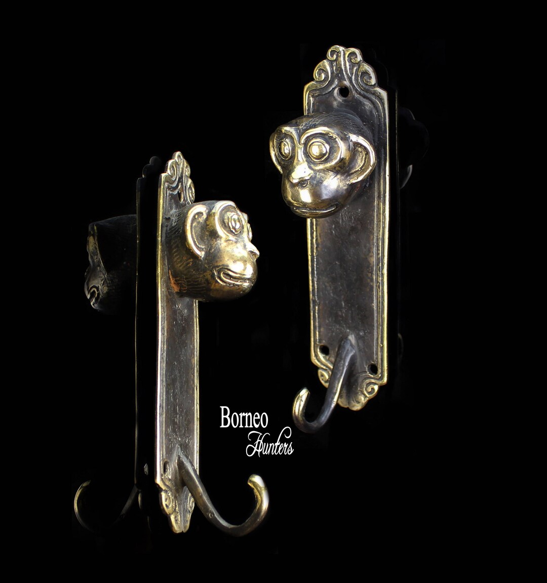 Wise Monkey Coat Hook Key Holder Coat Hanger Wall Mounted Monkey Theme ...