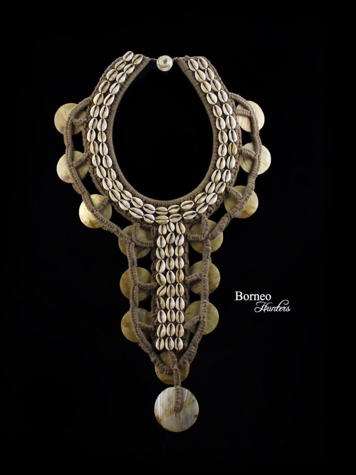 Vintage Shell Necklace Tribal Traditional Papua Ceremonial | Etsy