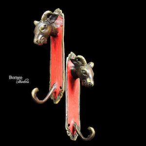 Goat Coat Hook/key Hook/hat Hook Decorative Jewelry Holder 5.5coat ...