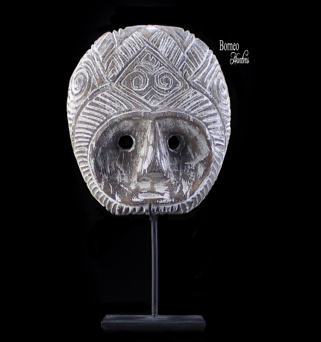 Timor Mask 9.5"/24.2cm Wood Ethnographic Tribal Mask Wall Hanging ...