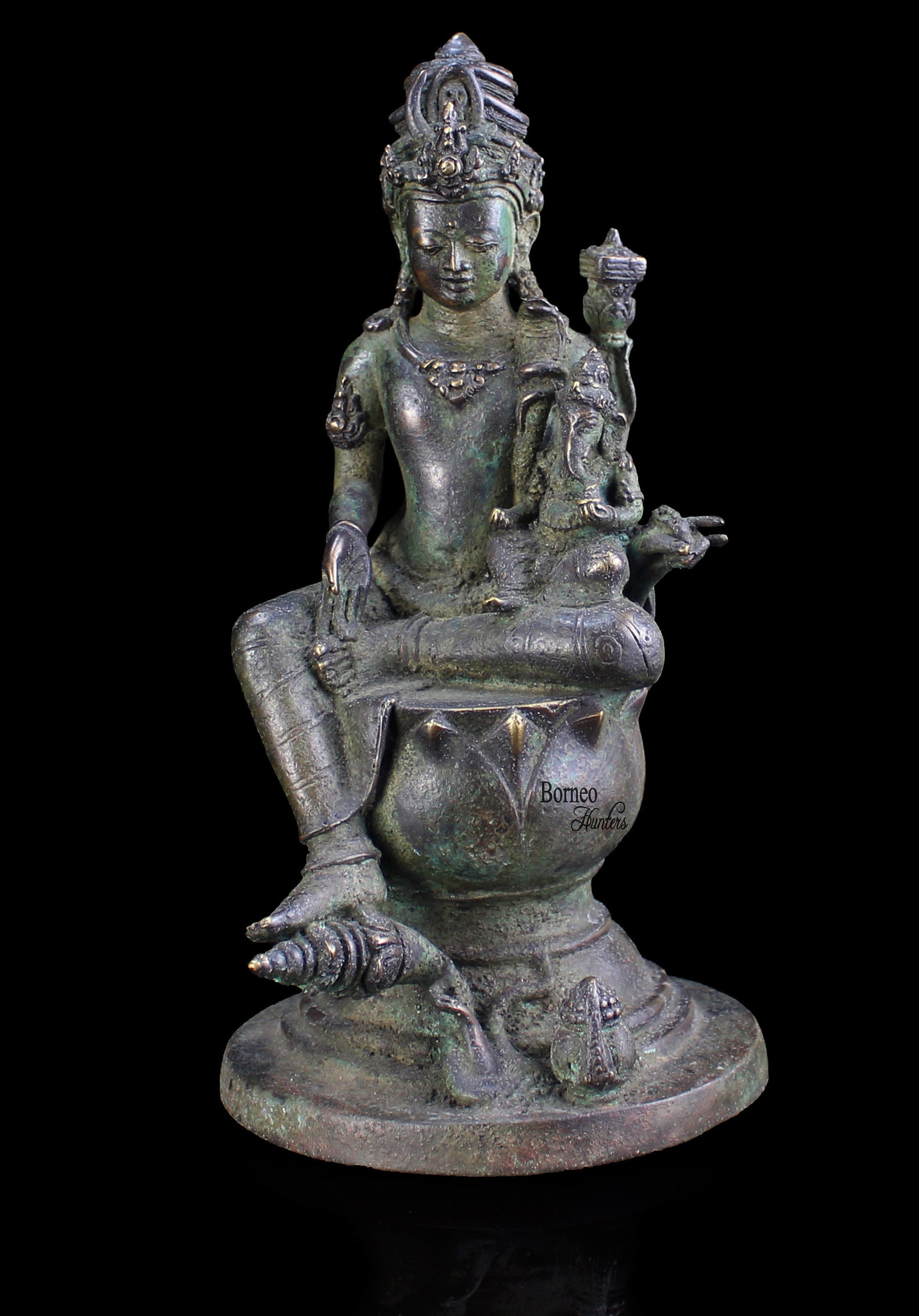 Shiva With Baby Ganesh 10 Statue Bronze Hindu Lord Shiva | Etsy