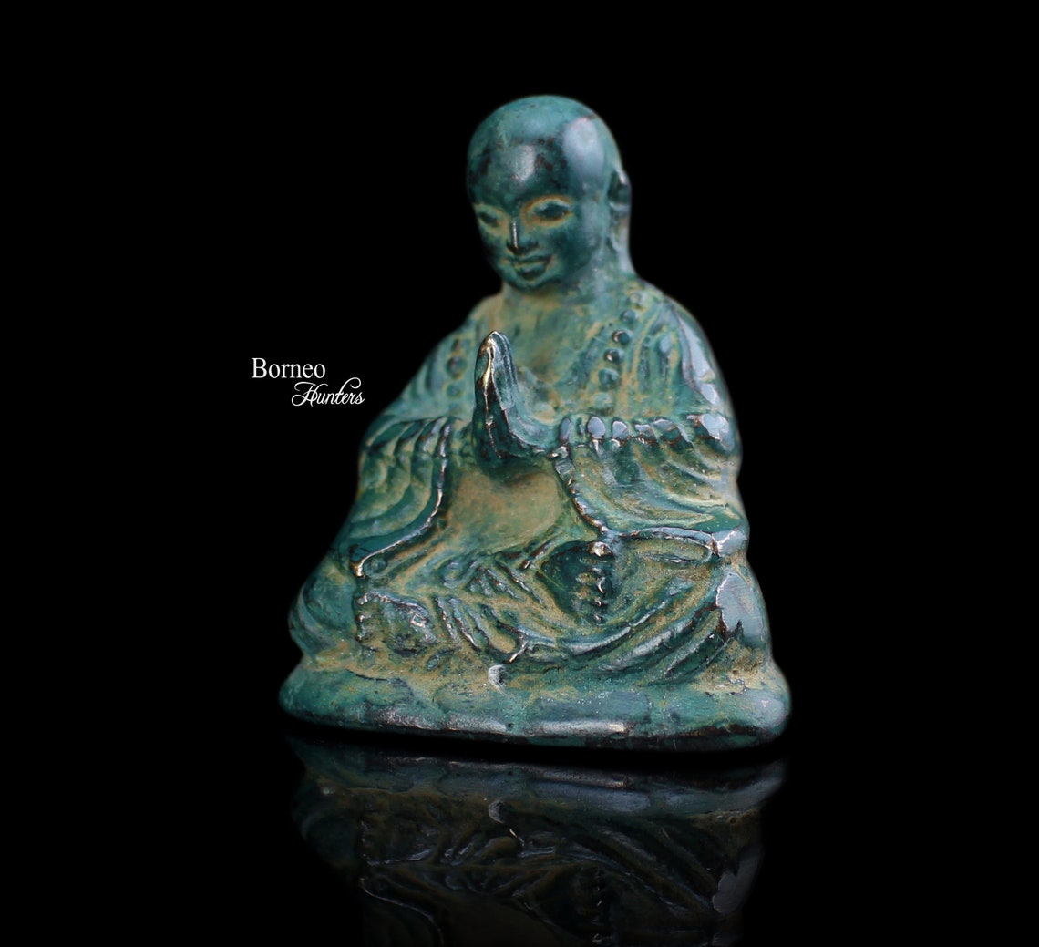 Small Namaste Buddha 5.7CM Bronze Sitting Buddha in Anjali | Etsy