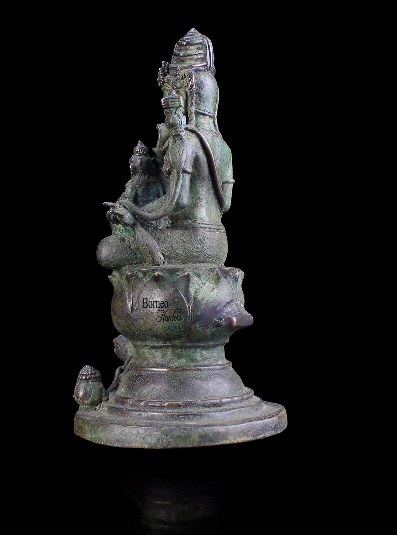 Shiva With Baby Ganesh 10 Statue Bronze Hindu Lord Shiva | Etsy