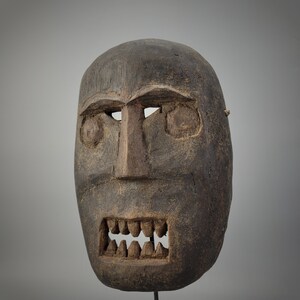 Antique Vintage Mask From Borneo 25.5x17x7cm of Bidayuh Dayak Sarawak ...