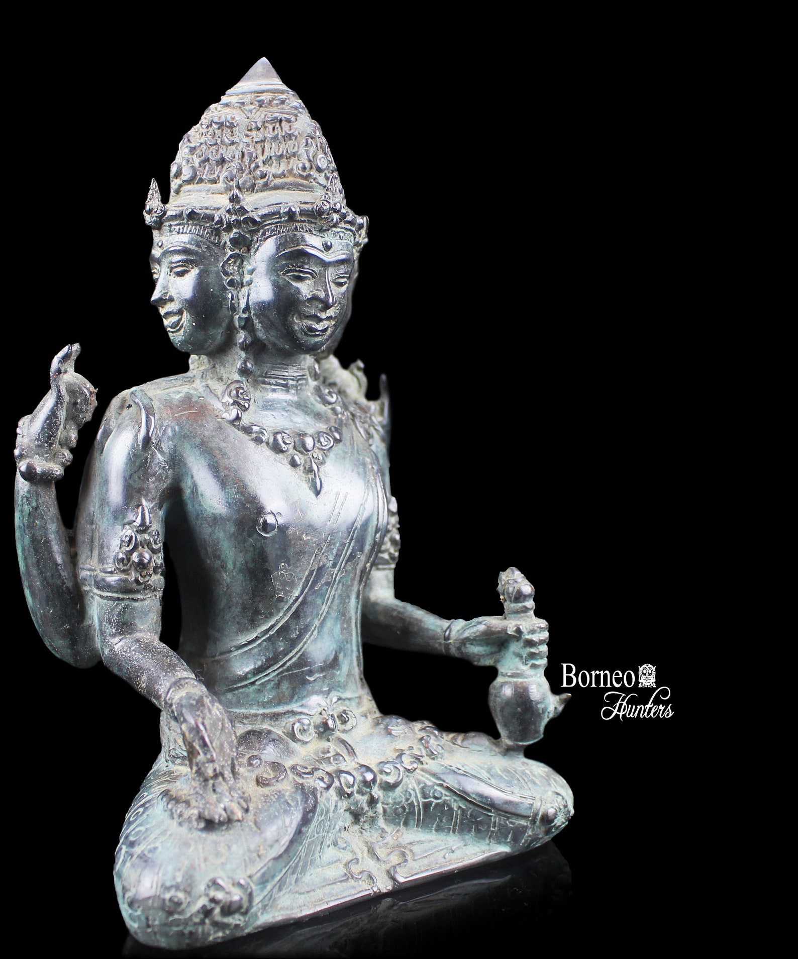 4 Faced Brahma Statue 21CM Bronze Hindu Lord Brahma 'the - Etsy