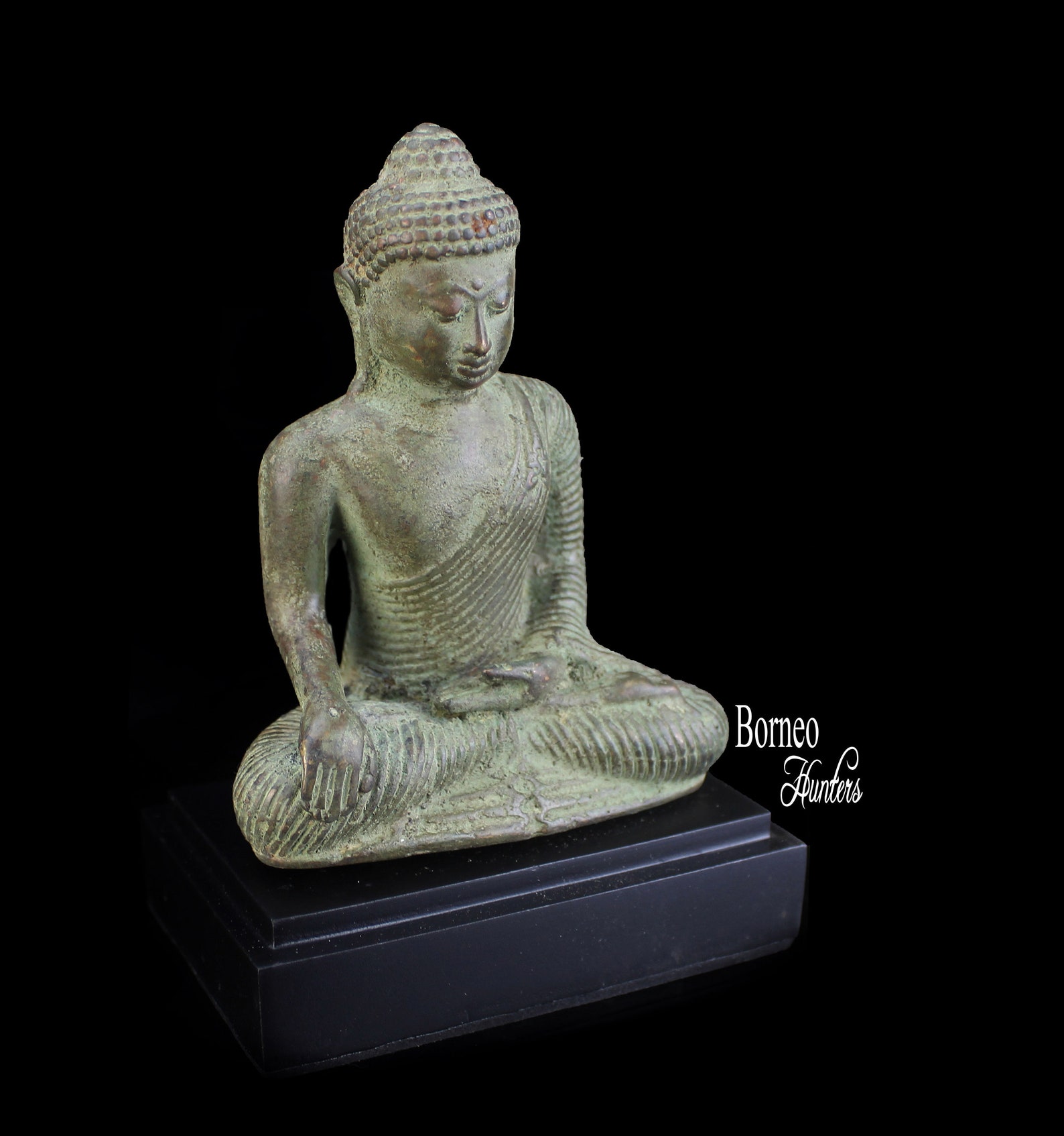 6 Indonesian Buddha on Base in Meditating Earth Touching - Etsy