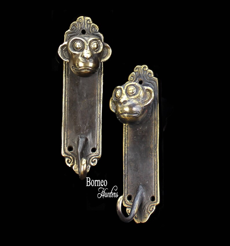 Wise Monkey Coat Hook Key Holder Coat Hanger Wall Mounted | Etsy