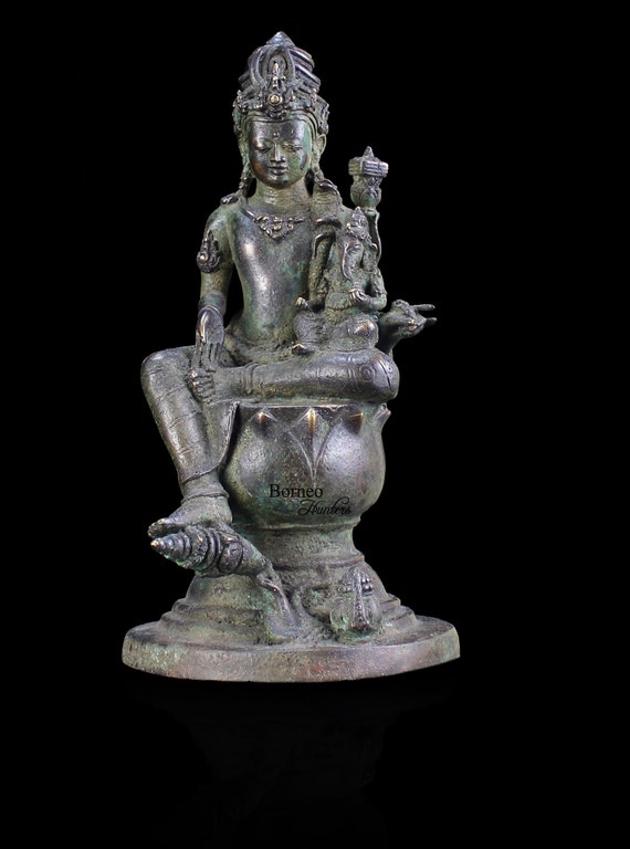 Shiva With Baby Ganesh 10 Statue Bronze Hindu Lord Shiva | Etsy
