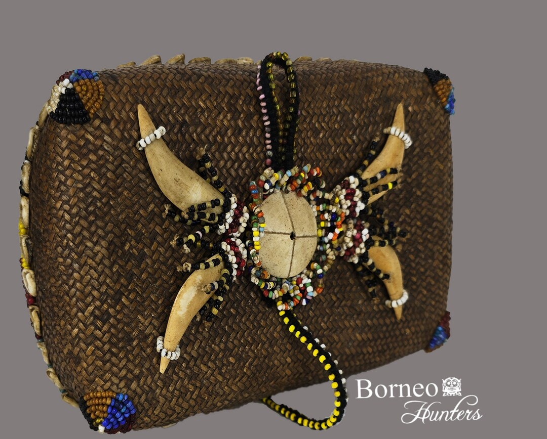 Betel Basket From Borneo Dayak Orang Ulu Antique Basket Box 8 X 5.5 X 3 ...