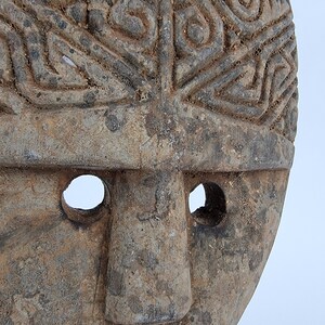 Mask From Timor 12" Ethnographic Artwork Wood Mask Timorese Indonesia ...