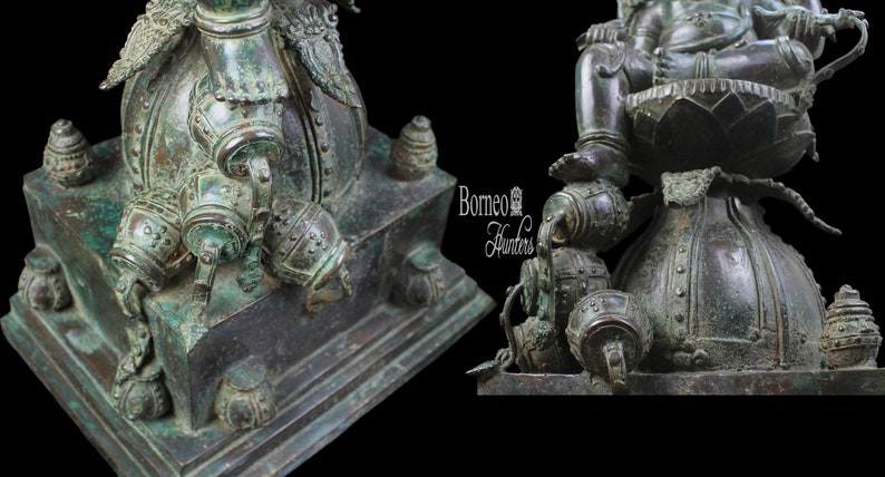 Kubera Statue 25 Bronze Masterpiece God of Wealth - Etsy