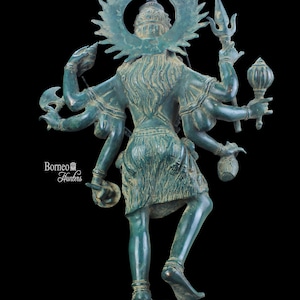 17" Eight Armed Kali Bronze Hindu Goddess KALIMA Goddess of Eternal ...