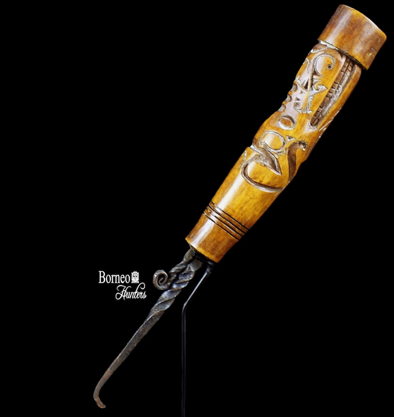 Weaving Awl From Bahau Tribal Kalimantan Borneo 7.25" Traditional ...