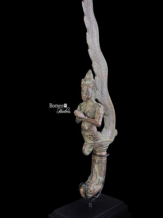 Indonesian Bronze Male Deity With Naga Tail 49 CM Hindu | Etsy